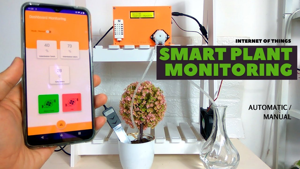 Smart Plant Online Monitoring Tanah & Udara Tanaman melalui Internet ...
