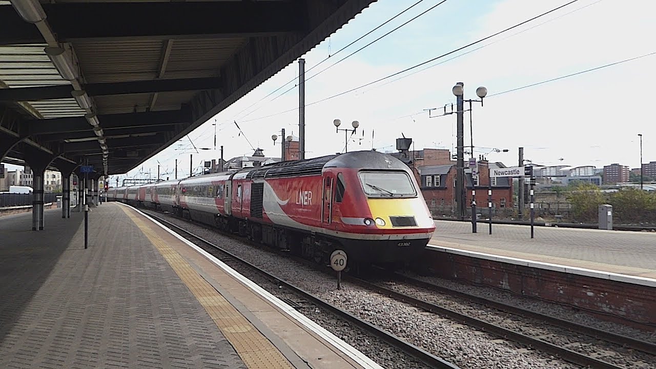 LNER HST arrives at Newcastle (29/8/19) - YouTube