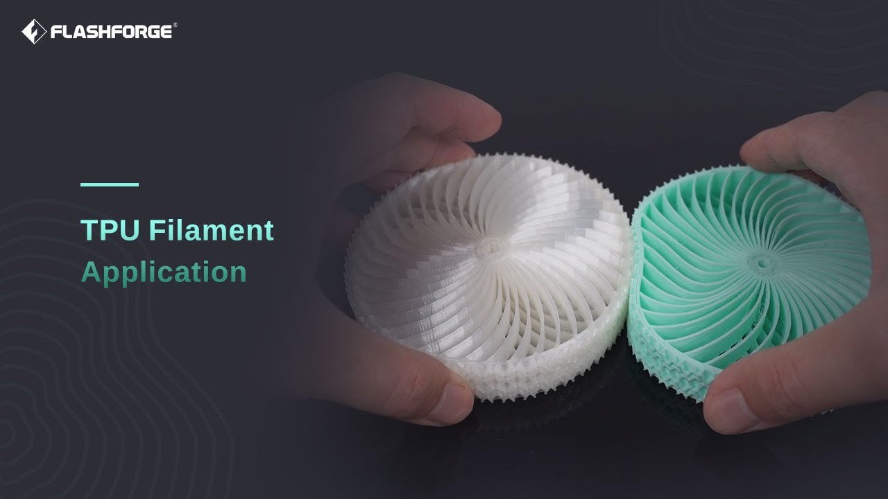 Flashforge Creator 4: TPU Filament Application - YouTube