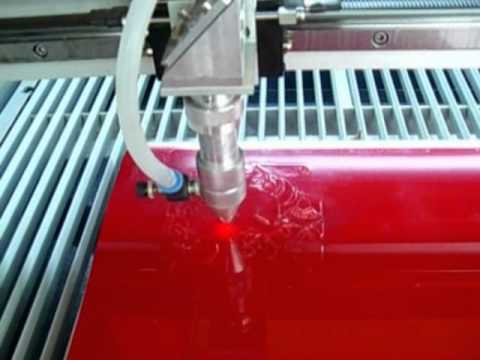 Acrylic Pattern Laser Cutting/Engraving Machine Demo from Argus Sunic ...