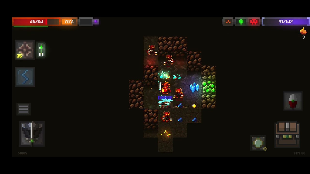 Caves Roguelike Gameplay (New Run) Loc 3 End of The Run - YouTube