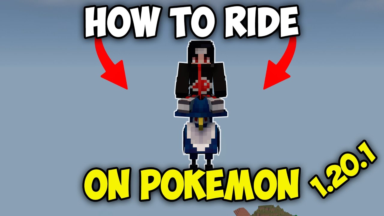 How to Ride Pokemon in Cobblemon mod for Minecraft 1.20.1 - YouTube