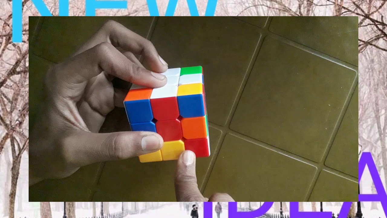 First layer solve 3×3 rubix cube - YouTube
