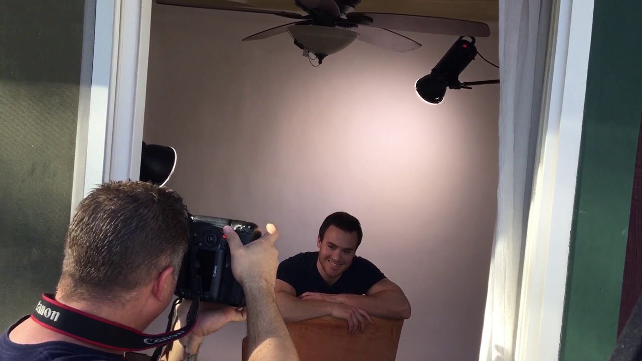 GTX lighting w/ modifiers photoshoot - YouTube