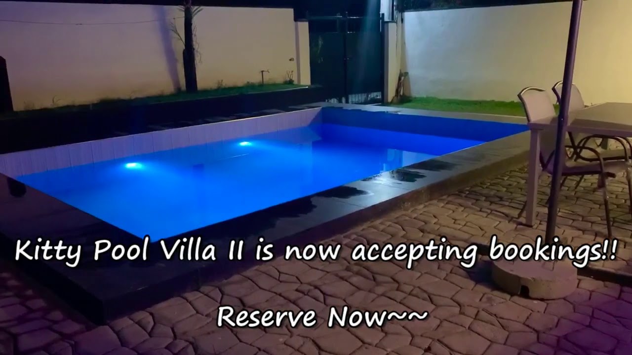 필리핀 클락/앙헬레스 kitty pool villa II (kitty pool villa II) - YouTube