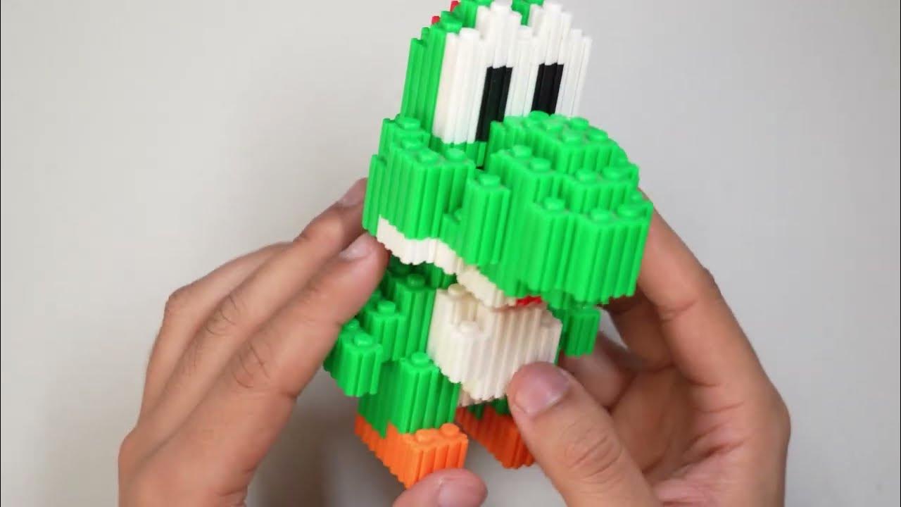Tutorial ⚡ Como hacer a Yoshi con Pixel blocks de Pix Brix - YouTube