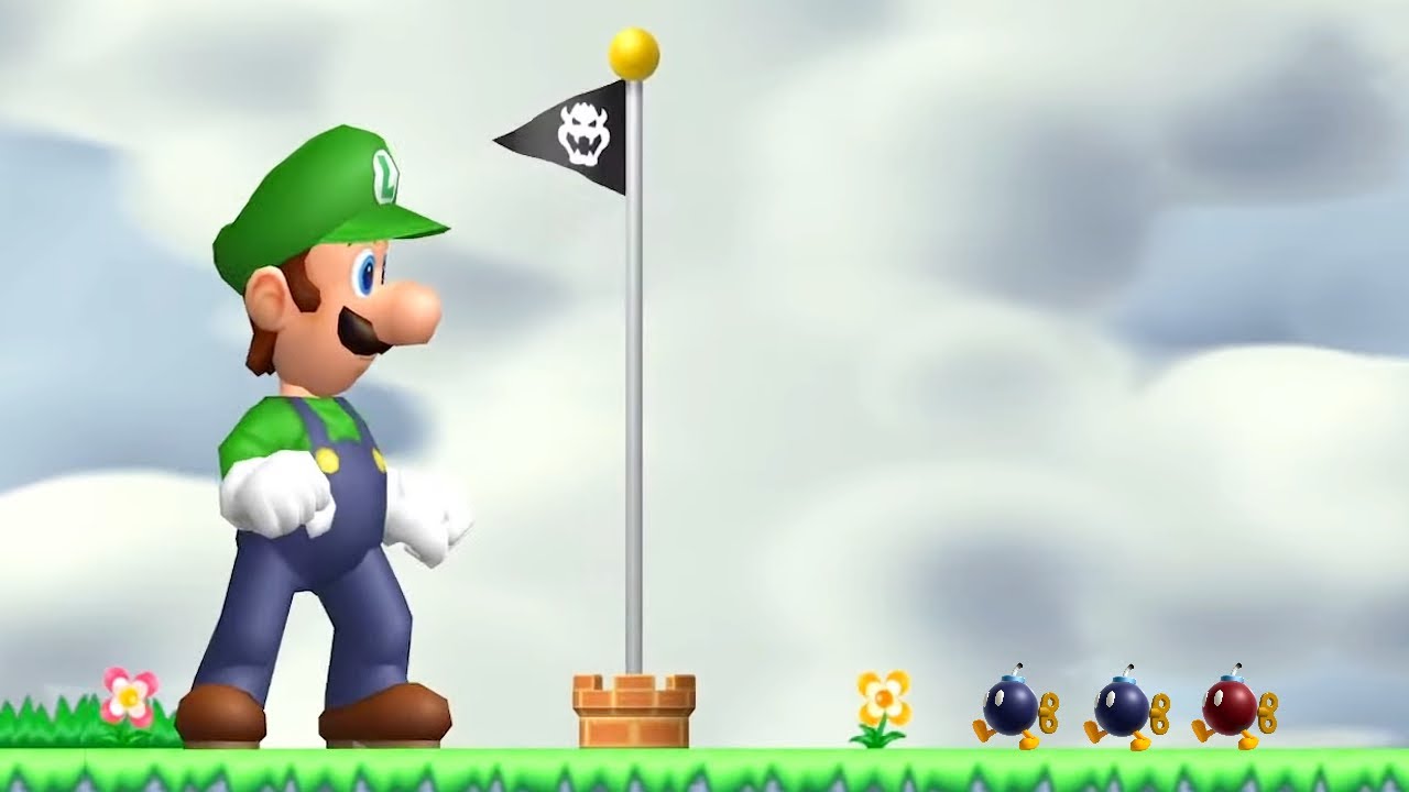 Giant New Super Mario Bros. Wii Luigi - Walkthrough - #06 - YouTube