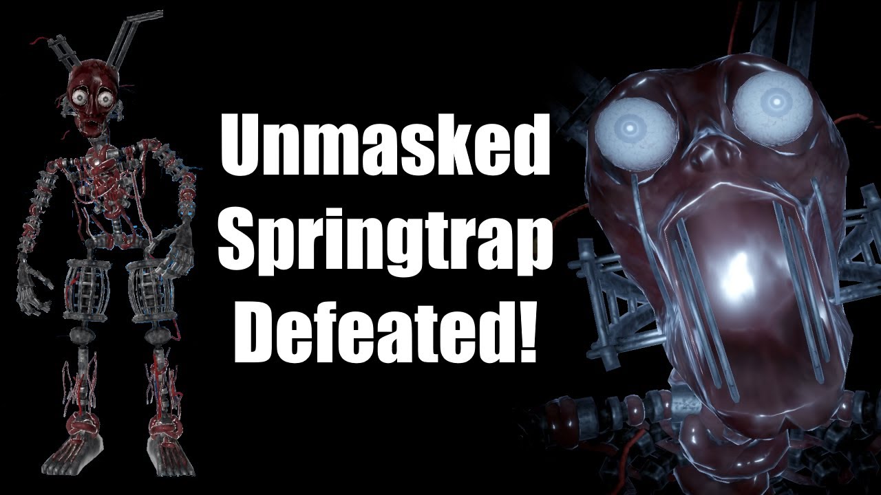 Unmasked Springtrap Mod Battle and Jumpscare - YouTube