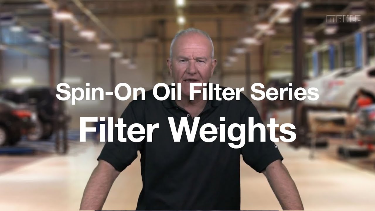 Spin-On Oil Filter Series: Filter Weights - YouTube