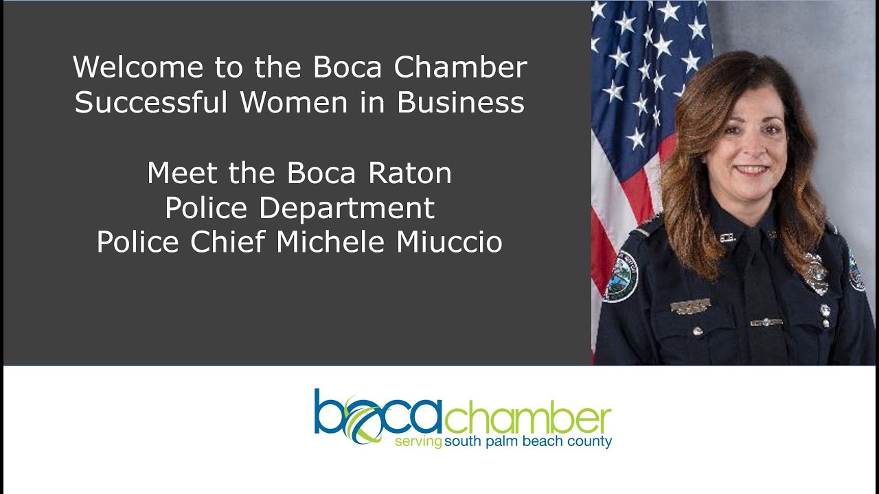 SWIB: Meet the Boca Raton Police Department Police Chief Michele ...