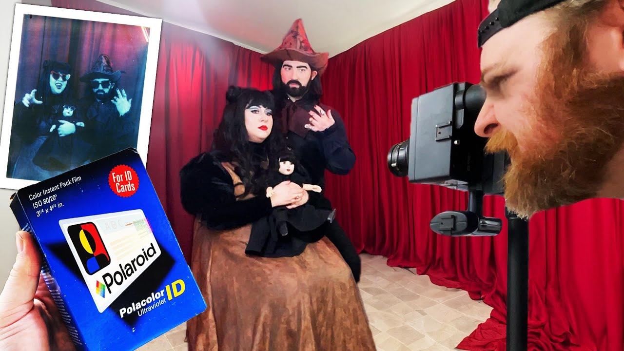 Cosplay and portraits on packfilm WITH Polaroid 669 ID film - YouTube