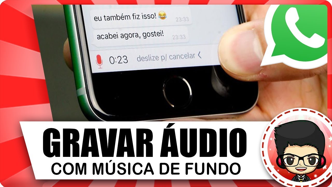 Como gravar áudio no WhatsApp escutando música - YouTube