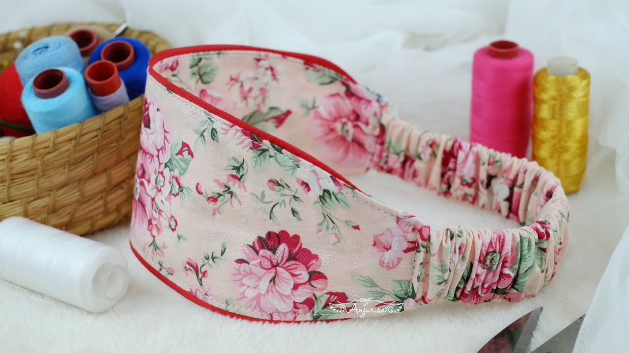 DIY Fabric Hair Band Making ️ Simple Headband Pattern with Cloth and ...