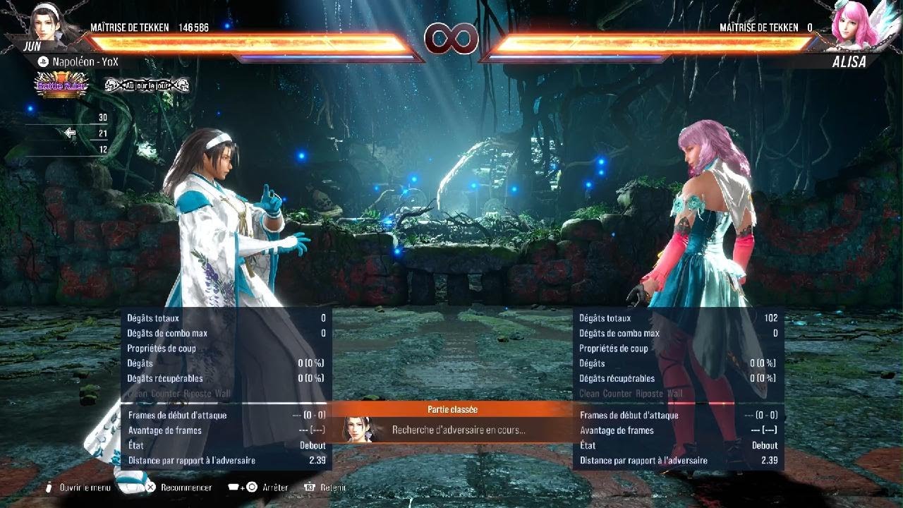 TEKKEN8_Alisa punition step wall to parry - YouTube