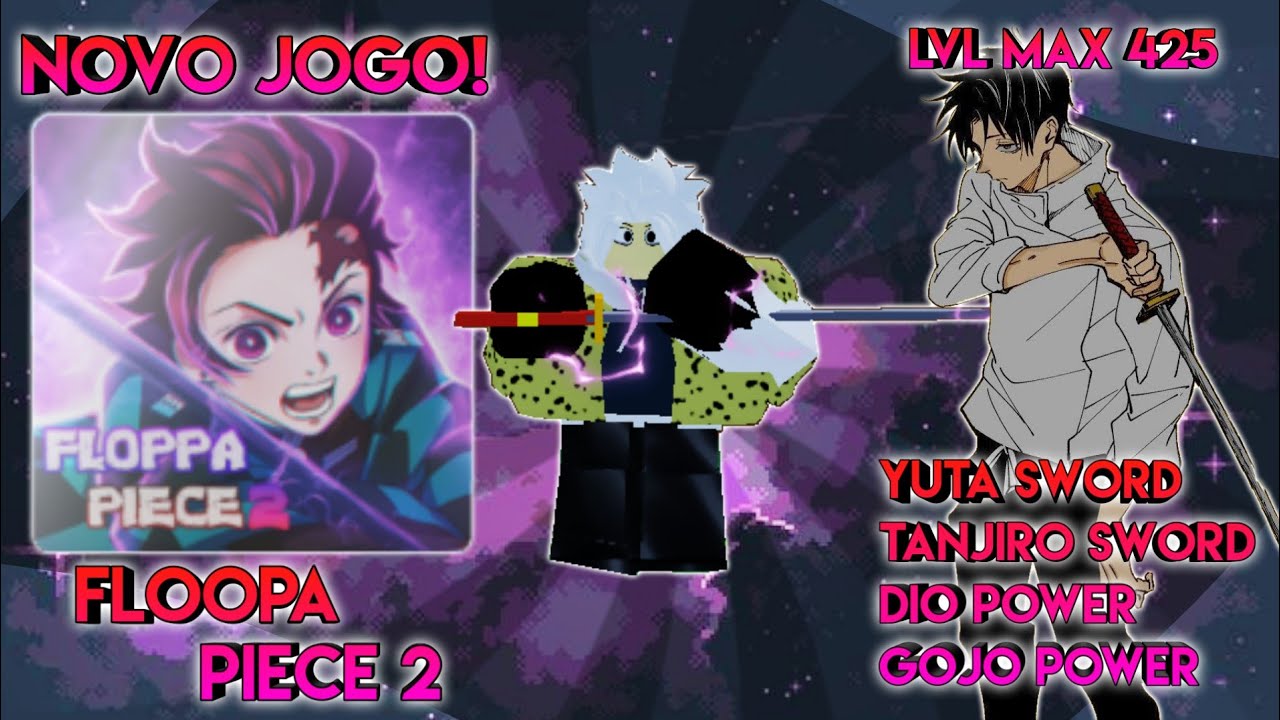 Floopa Piece 2! Novo Jogo: Jujutsu Gojo e Yuta, Acessórios, Várias ...