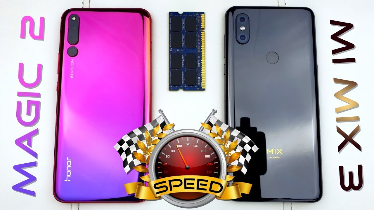 Xiaomi Mi Mix 3 vs Honor Magic 2: Speed Test - YouTube