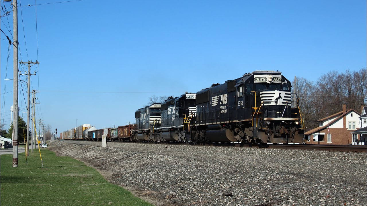 NS 6354 East - Edgerton, OH (4/1/25) - YouTube