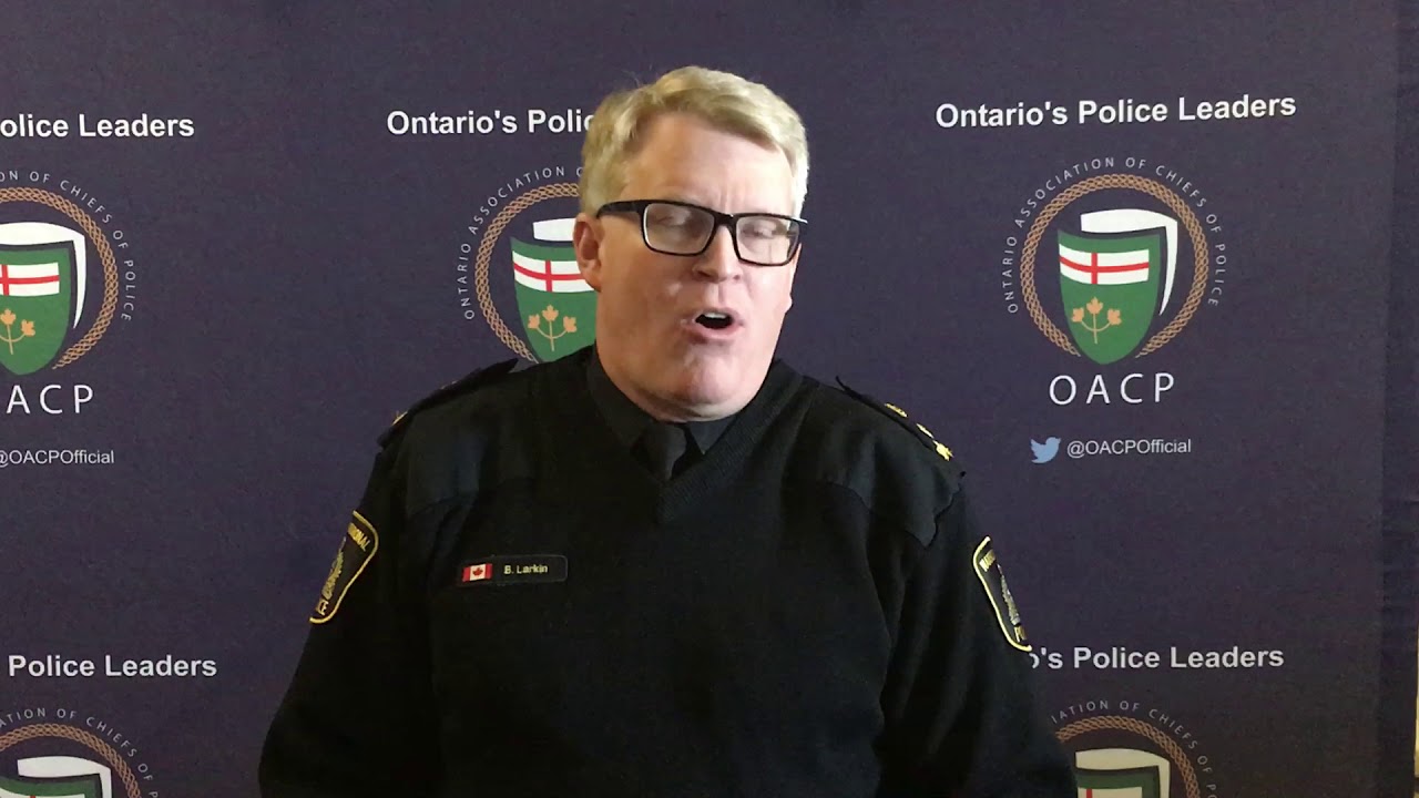 President Chief Bryan Larkin on Ron Bain's Retirement - YouTube