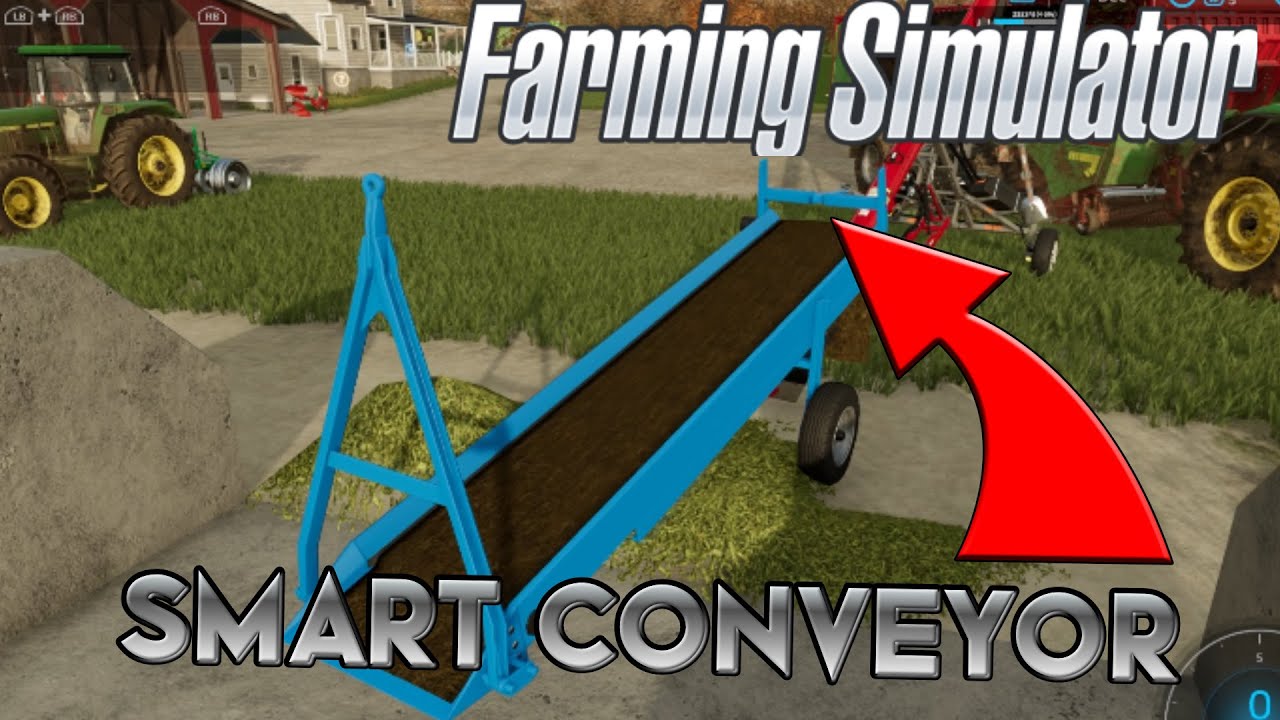 Working SMARTER not HARDER! Conveyor Belts! FS22 E5 - YouTube