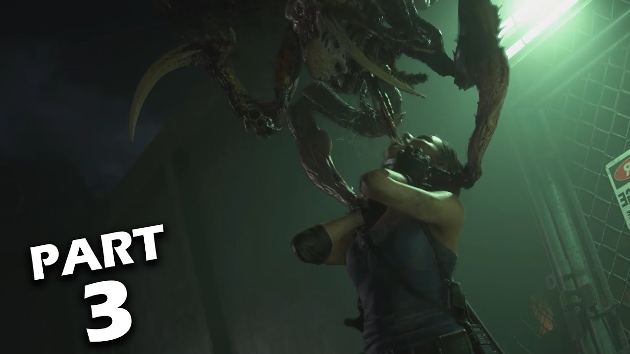 Resident Evil 3 Remake Gameplay Walkthrough Part 3 - Spiders - YouTube