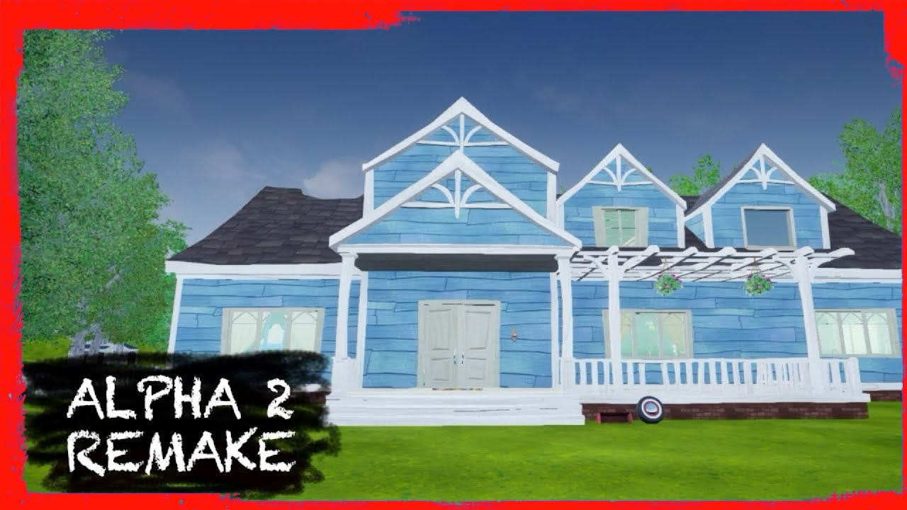 HELLO NEIGHBOR MOD KIT: ALPHA 2 REMAKE - YouTube
