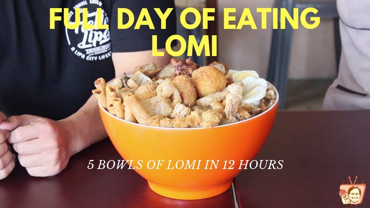 FULL DAY OF EATING LOMI: 5 BOWLS OF LOMI IN 12 HOURS - YouTube