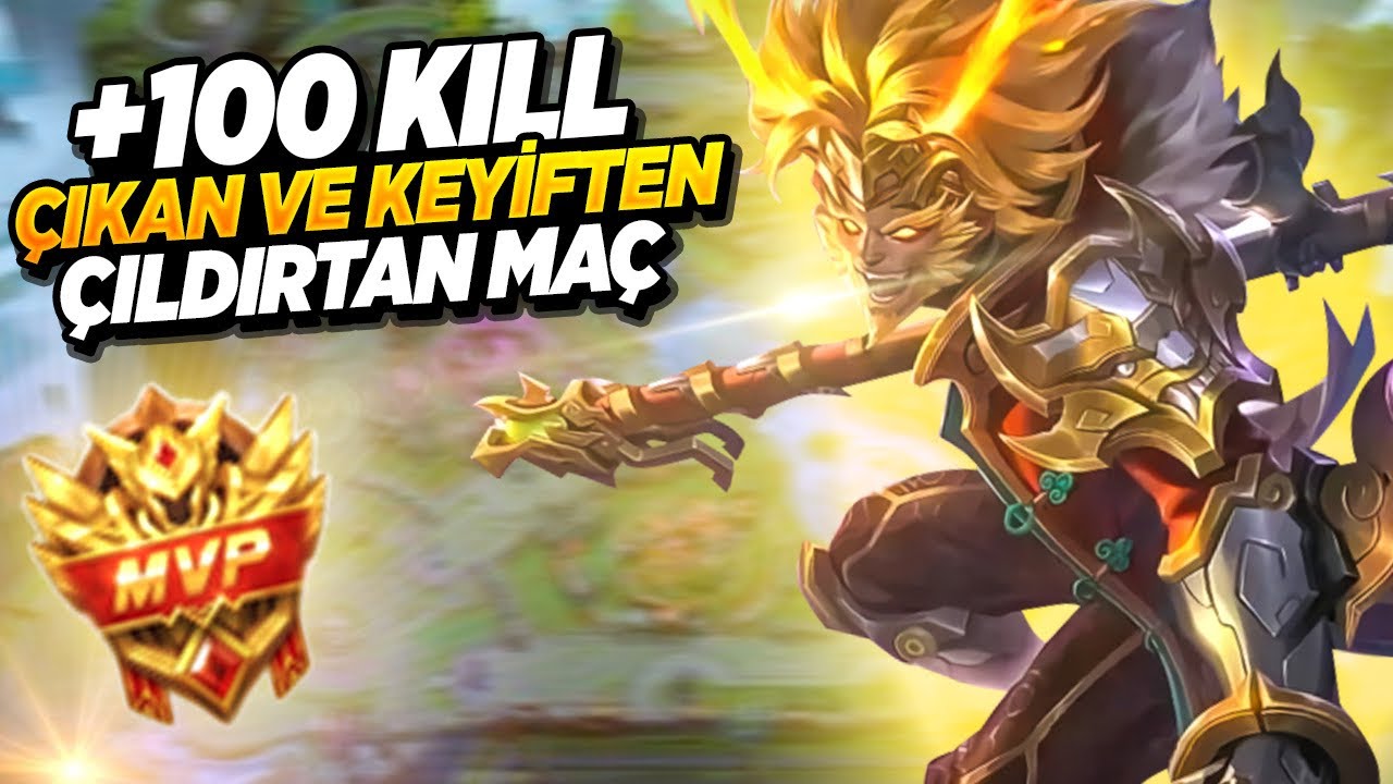 +100 KILL ÇIKAN VE KEYİFTEN ÇILDIRTAN MAÇ - Mobile Legends - YouTube