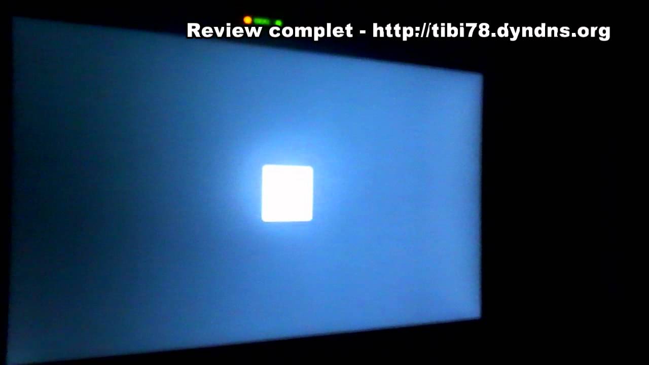 Samsung 32ES5500 Backlight bleeding / clouding Test - YouTube