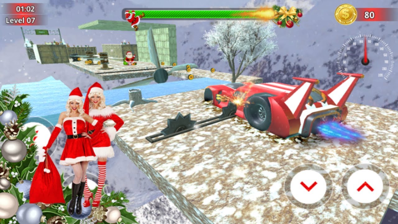 Santa Claus Car Driving Simulator: Merry Christmas - Blue Car Driving ...
