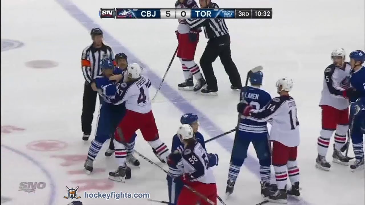 Dalton Prout vs Mark Fraser Nov 25, 2013 - YouTube