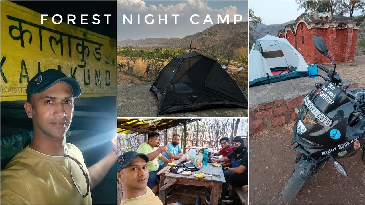 Kalakund Forest Night Camping and Lodhiya Waterfall | कालाकुंड जंगल # ...