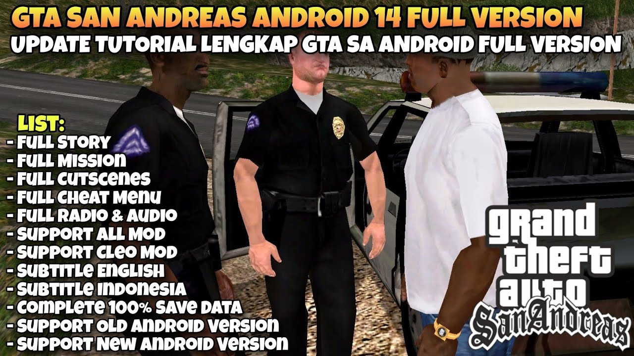 UPDATE TUTORIAL LENGKAP GTA SA ORIGINAL ANDROID SUPPORT ALL GPU | GTA ...