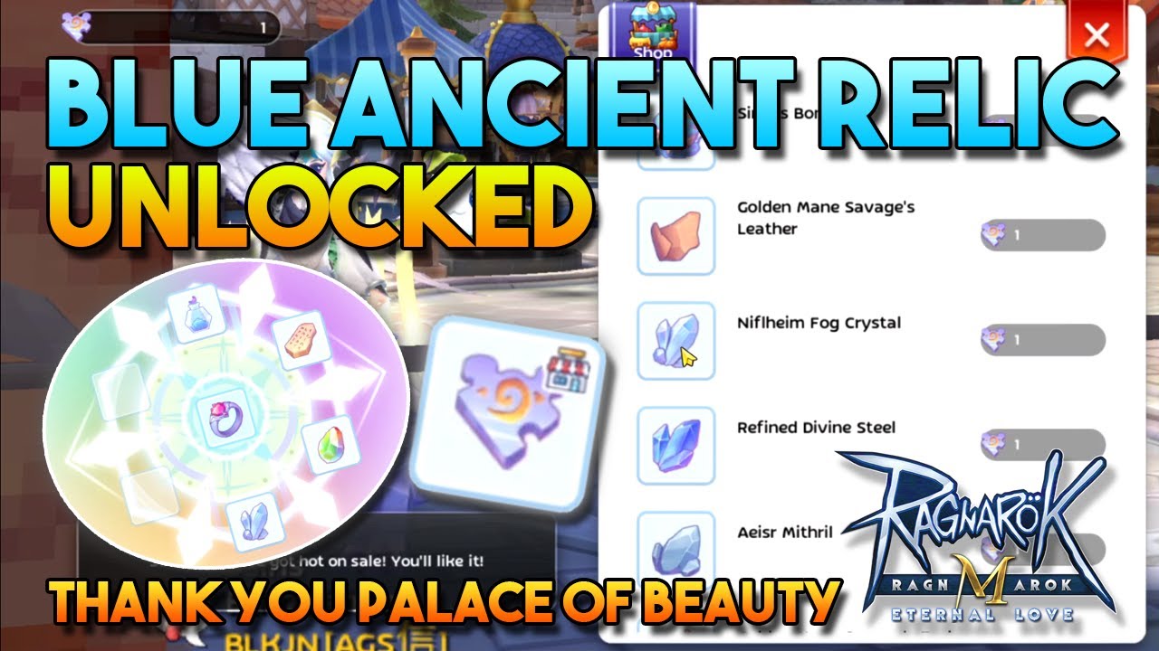 FINALLY CREATED A BLUE ANCIENT RELIC THANKS TO BRAGI'S PRESENT ...