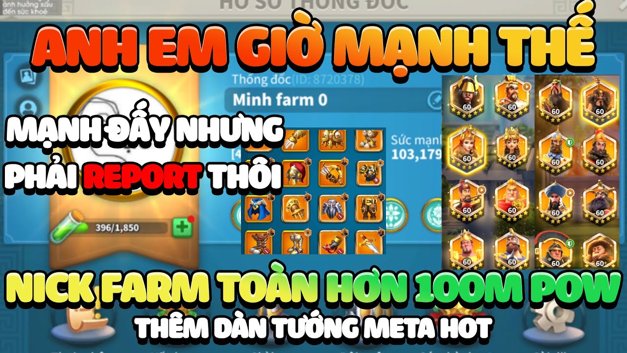 Rok F2P Quyết Report Quả Nick Farm Này Mặc Dù Tướng Tá Đồ Đạc Chuẩn ...