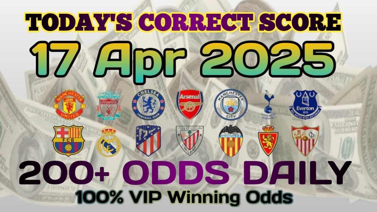 100% Sure Winning Predictions for Today (17/04/2025) | Thursday VIP ...