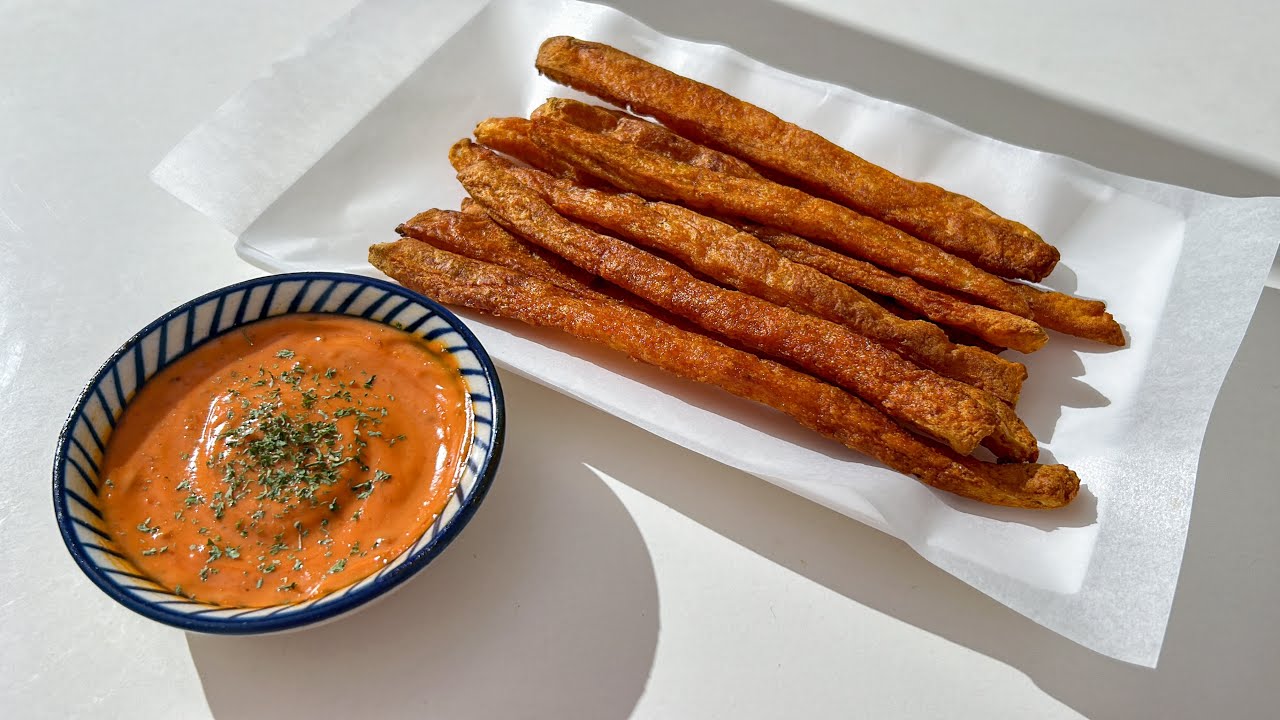 The Crispiest Extra Long Fries! No fry! Spicy and crunchy potato snacks ...