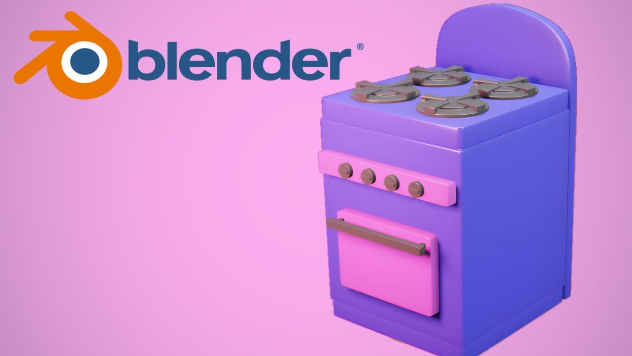 Stove Modelling in Blender for Beginners Tutorial - YouTube