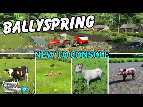 "BALLYSPRING" FS22 Map Tour/Review | New To Console Mod Map | Farming ...