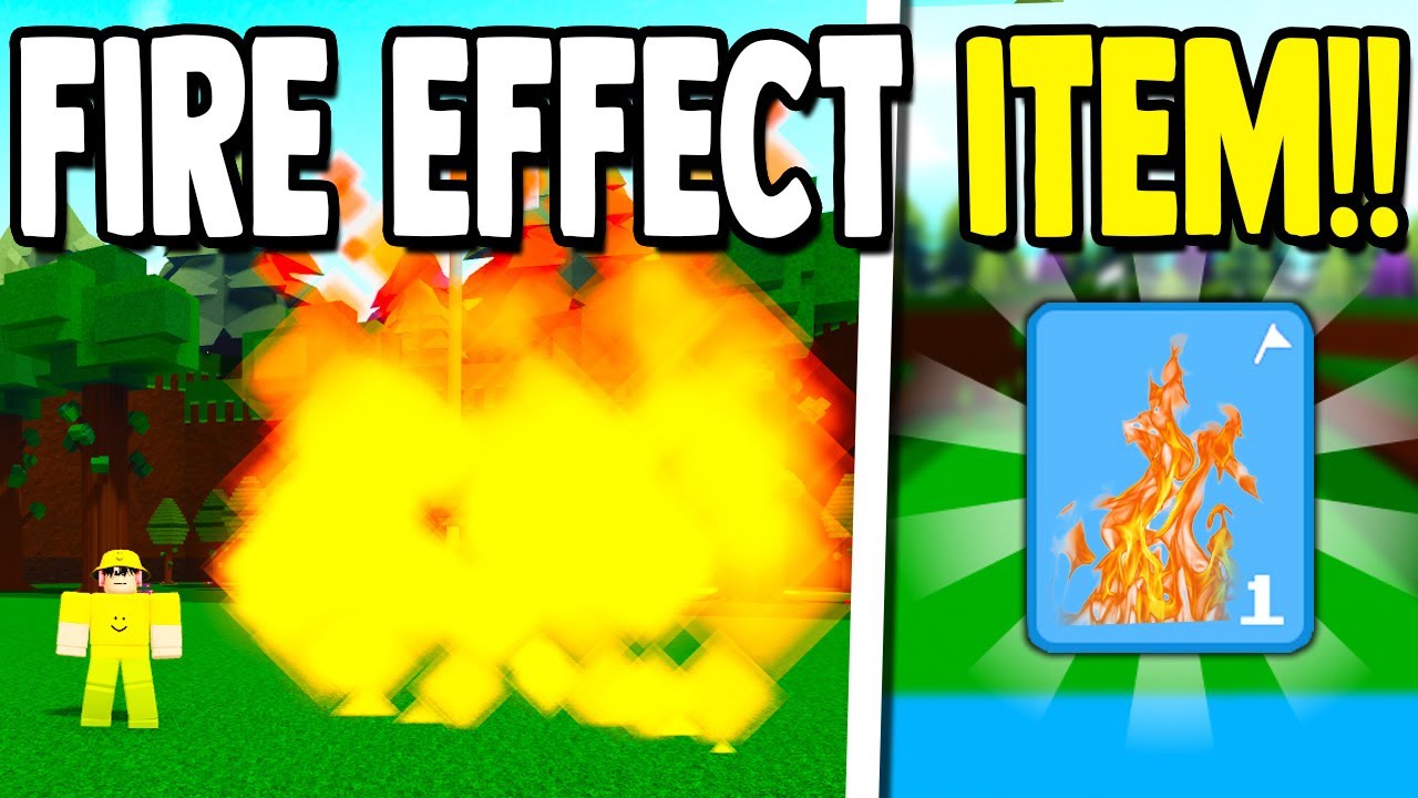 *NEW* FIRE EFFECT ITEM!! | Roblox Build a Boat for Treasure - YouTube