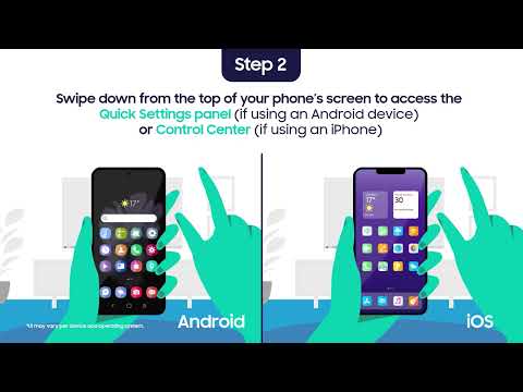 How To Screen Mirror Smartphone to TV | Samsung UK