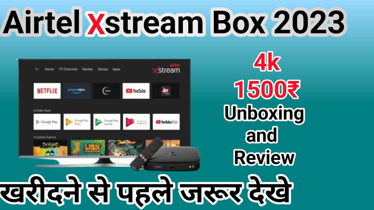 Airtel xstream setup box 2023 | Airtel xstream box | Airtel xstream ...