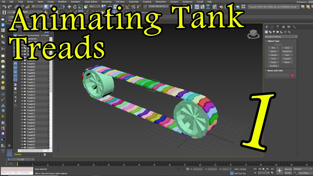 Part 1 - Animating Tank Treads - YouTube