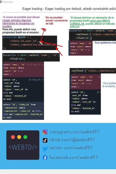 Relaciones En Laravel Eloquent Eager Loading En Laravel Eager Loading Por Defecto En 7515