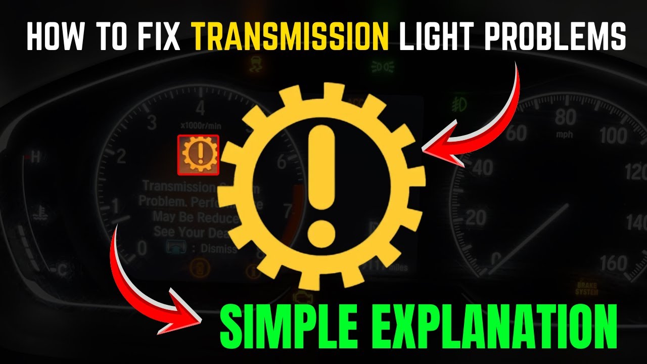 How to Fix Transmission Light Problems – Simple Explanation | - YouTube