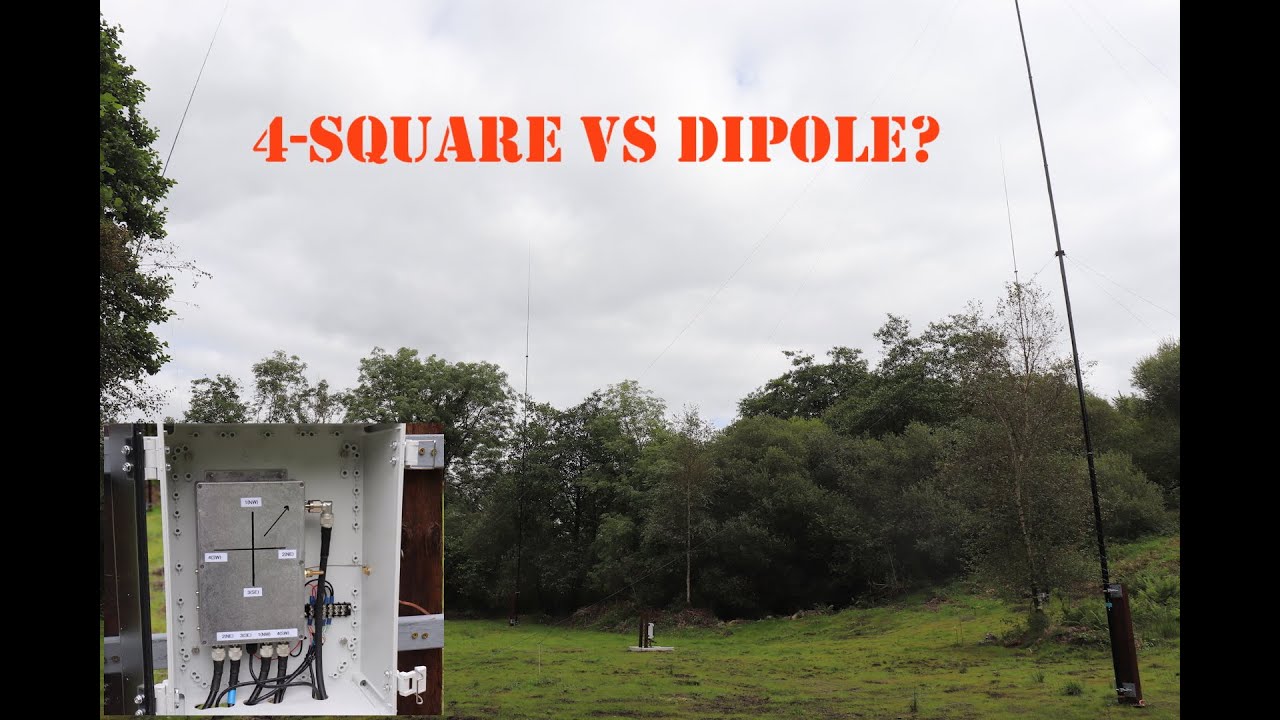 My New 80m 4 Square vs A Dipole Antenna - YouTube