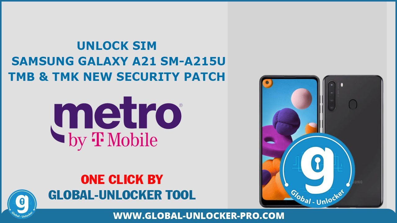Unlock Sim Samsung Galaxy A21 SM A215U TMK And TMB New Security Patch ...