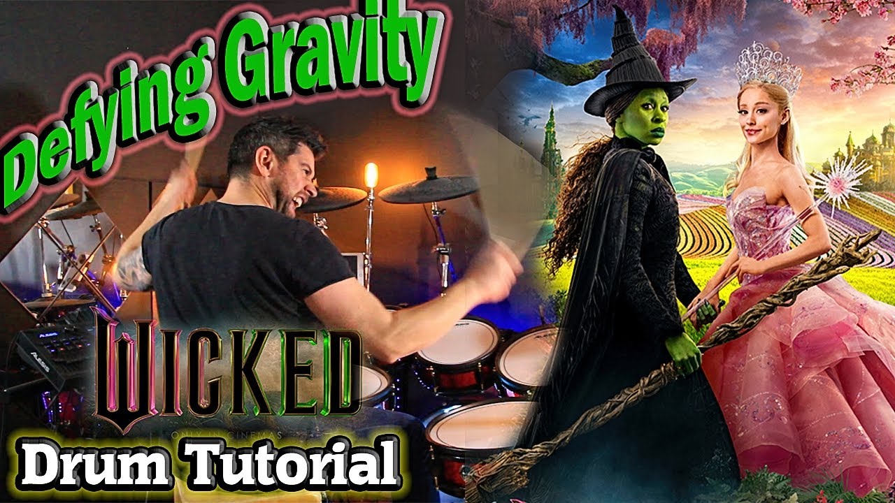 Learn How To Play - Defying Gravity - Wicked - Drum Tutorial Lesson ...