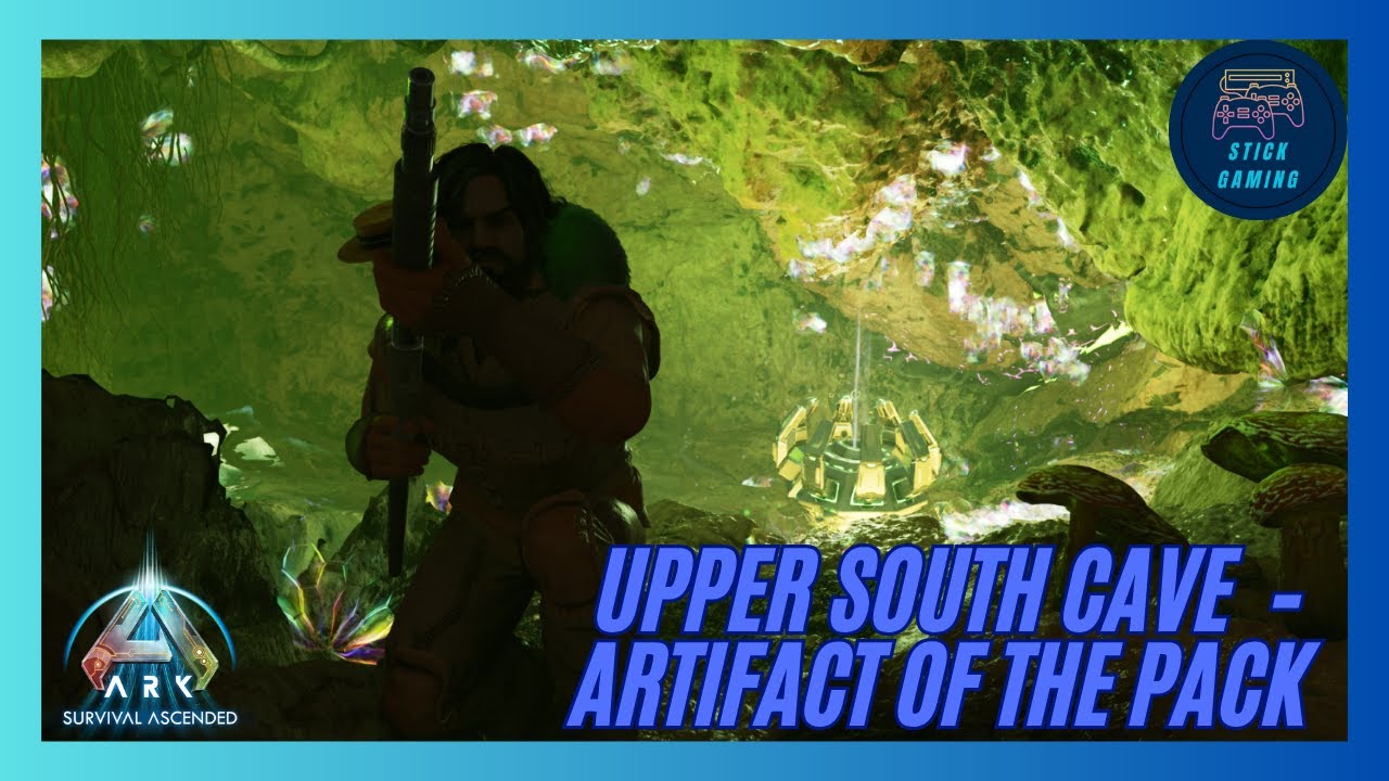 Ark Survival Ascended Upper South Cave – Artifact of the Pack Location & Walkthrough E68 - YouTube