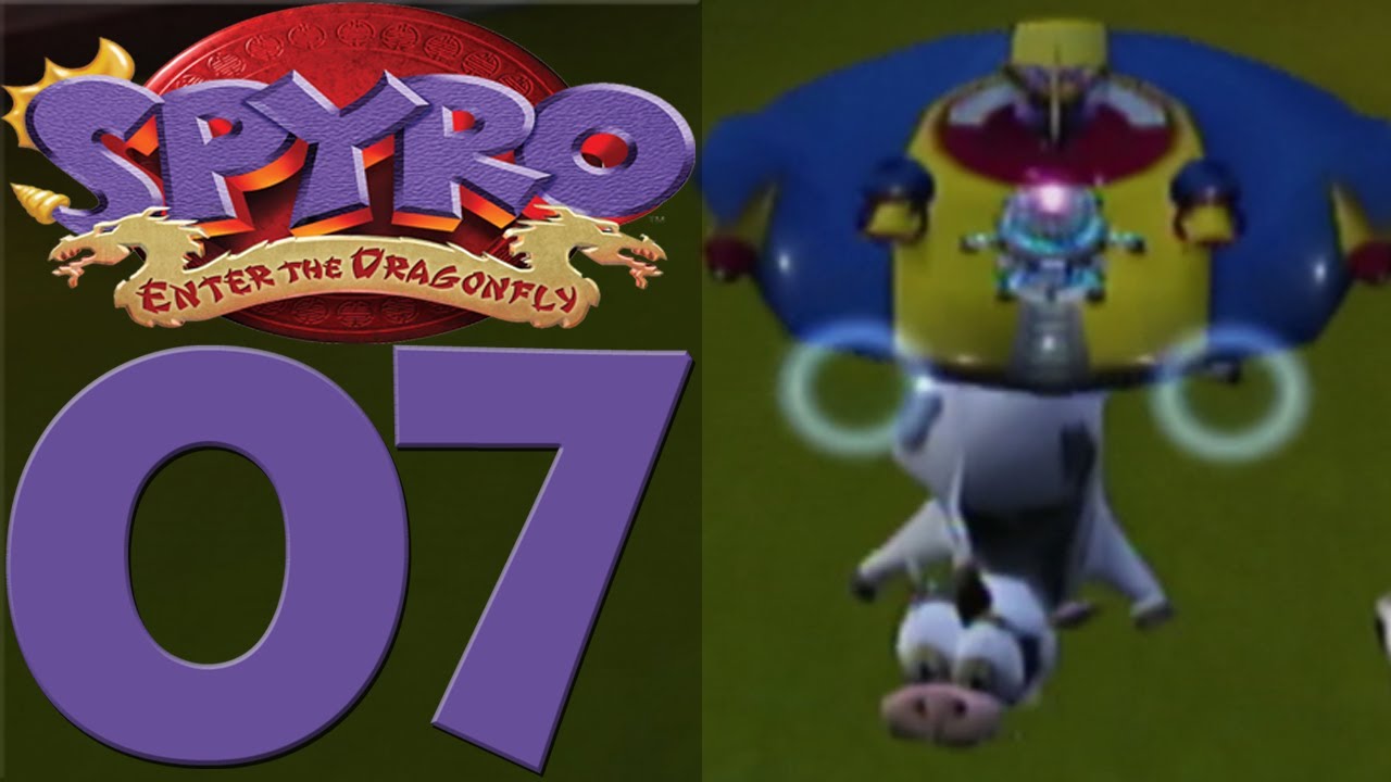 Spyro Enter The Dragonfly [part 7] Cow Abduction Rescue Youtube