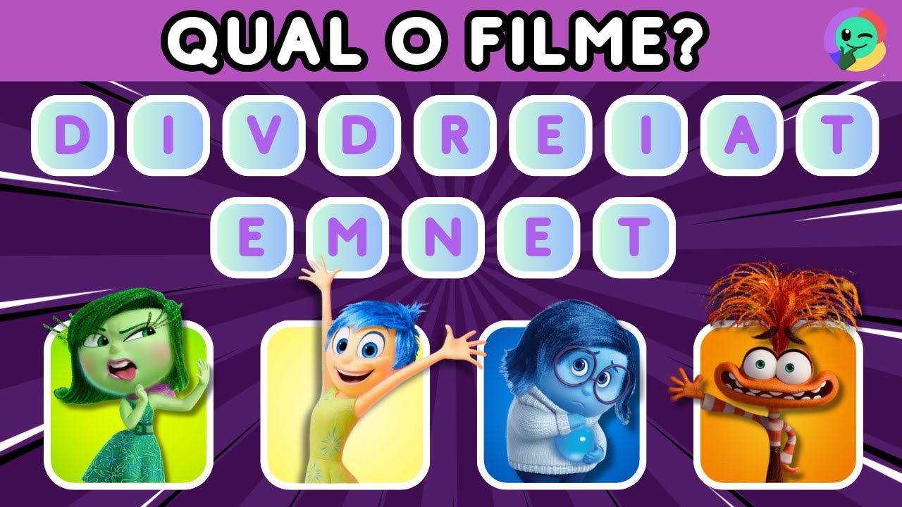 Adivinhe o FILME pelas LETRAS EMBARALHADAS 🎬 Tente acertar os nomes do ...